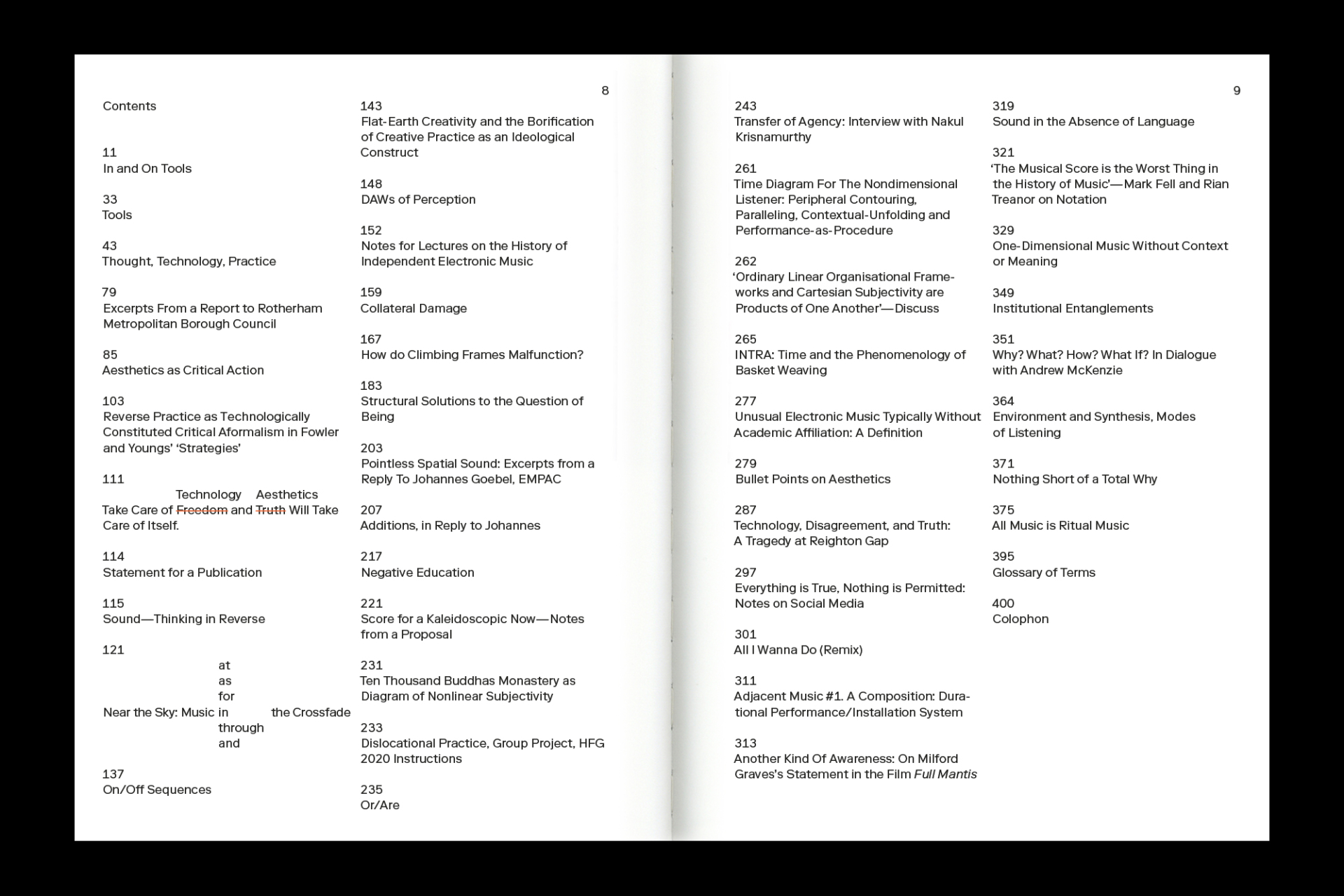 Joe Gilmore — Mark Fell: Structure and Synthesis